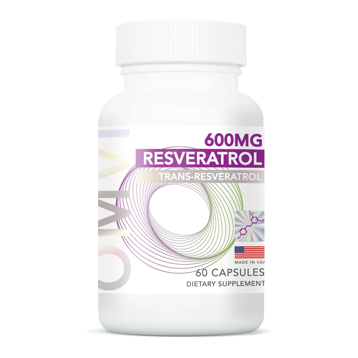 Omvi Formulas, Resveratrol Supplement, Extra Strength Formula for Maxi